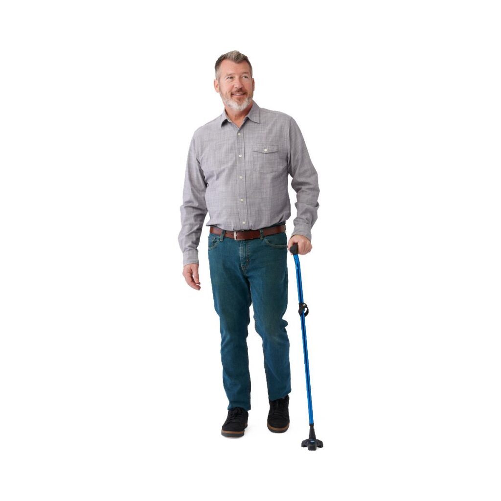 Tri-Fold Cane: Improved Traction and Ergonomic Design